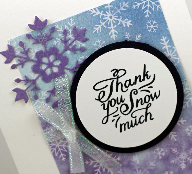 Thank You Snow Much | Stamp & Create With Lisa