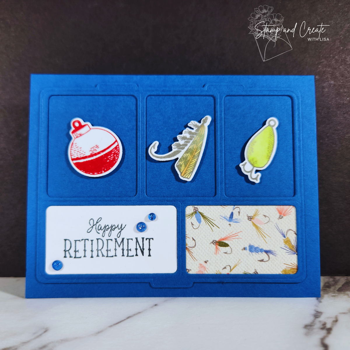Glenda Mollet | Happy Retirement | Stamp & Create With Lisa