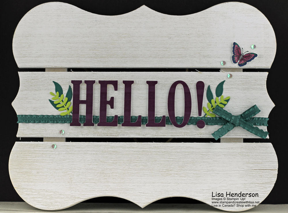 Hello! | Stamp & Create With Lisa