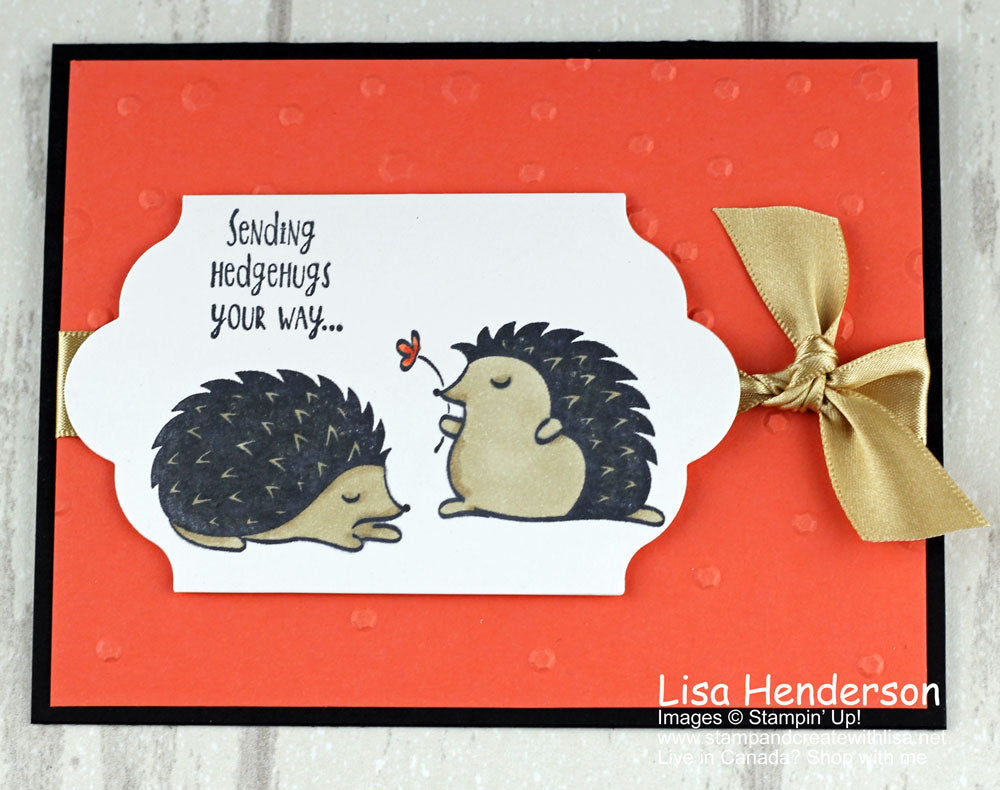 Hedgehugs | Stamp & Create With Lisa
