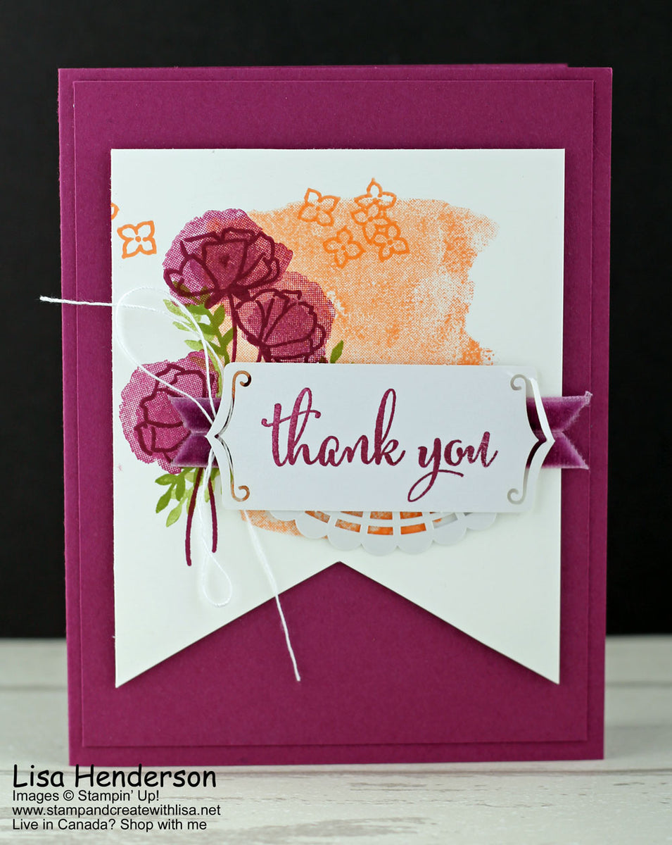 Thank You! | Stamp & Create With Lisa