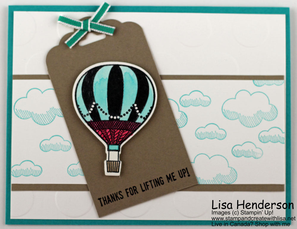 Thanks for Lifting Me Up! | Stamp & Create With Lisa