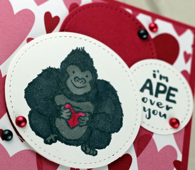 I'm Ape Over You | Stamp & Create With Lisa