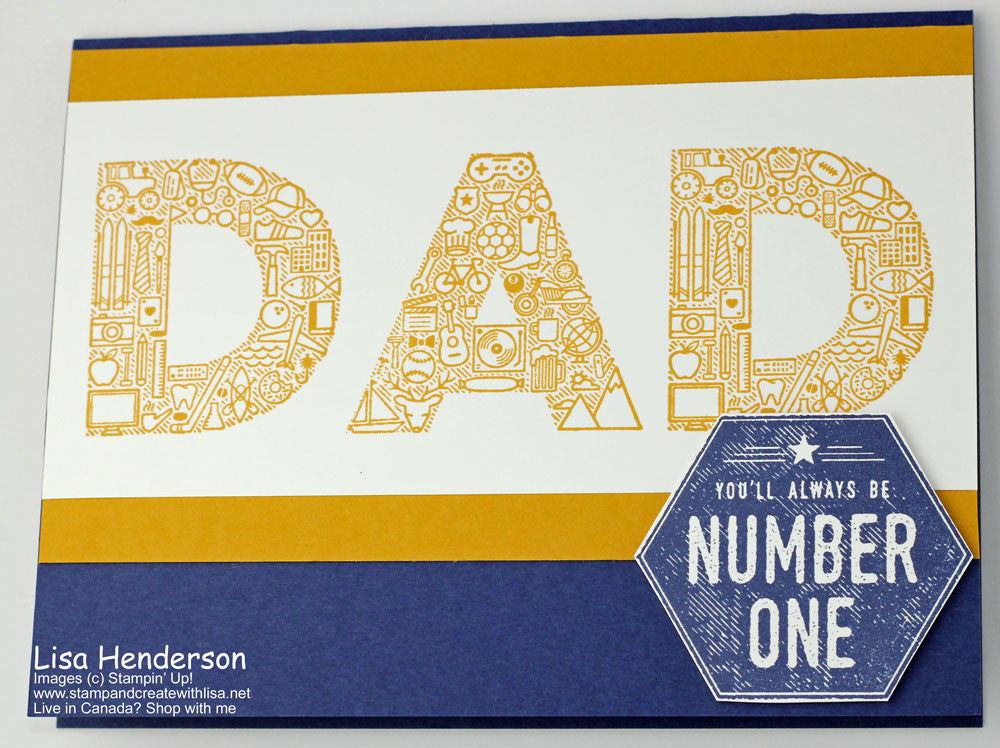 You'll Always Be Number One | Stamp & Create With Lisa