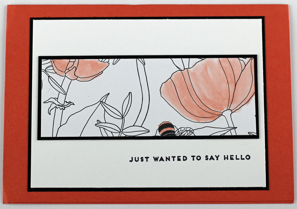 Just Wanted to Say Hello | Stamp & Create With Lisa